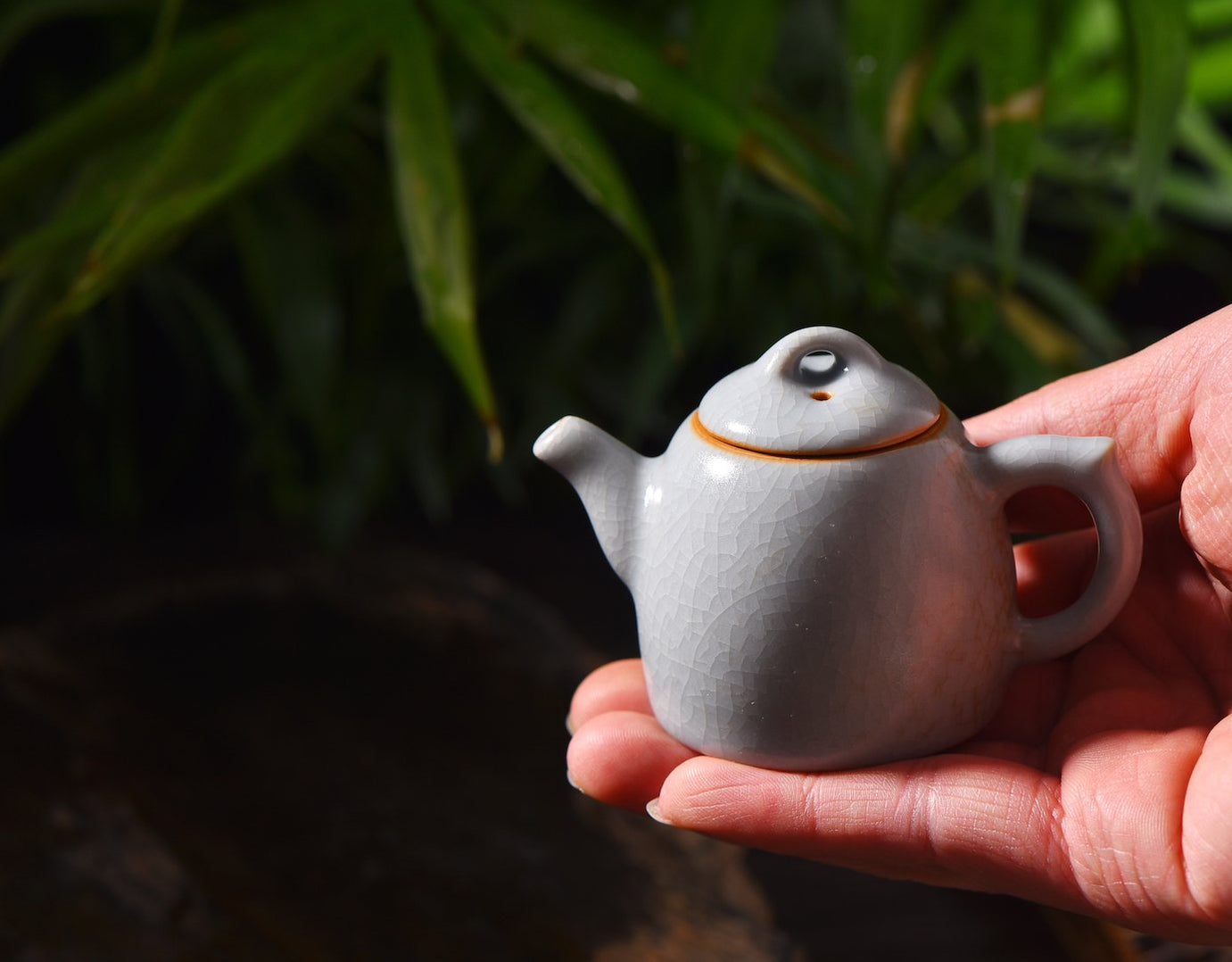 Ru Yao Celadon "Miniature Qin Quan" Teapot — Yunnan Sourcing USA