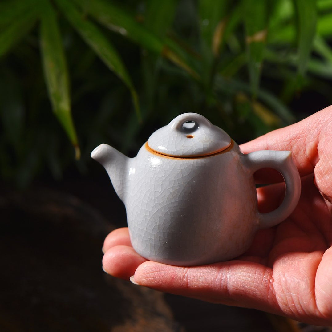 Ru Yao Celadon "Miniature Qin Quan" Teapot — Yunnan Sourcing USA